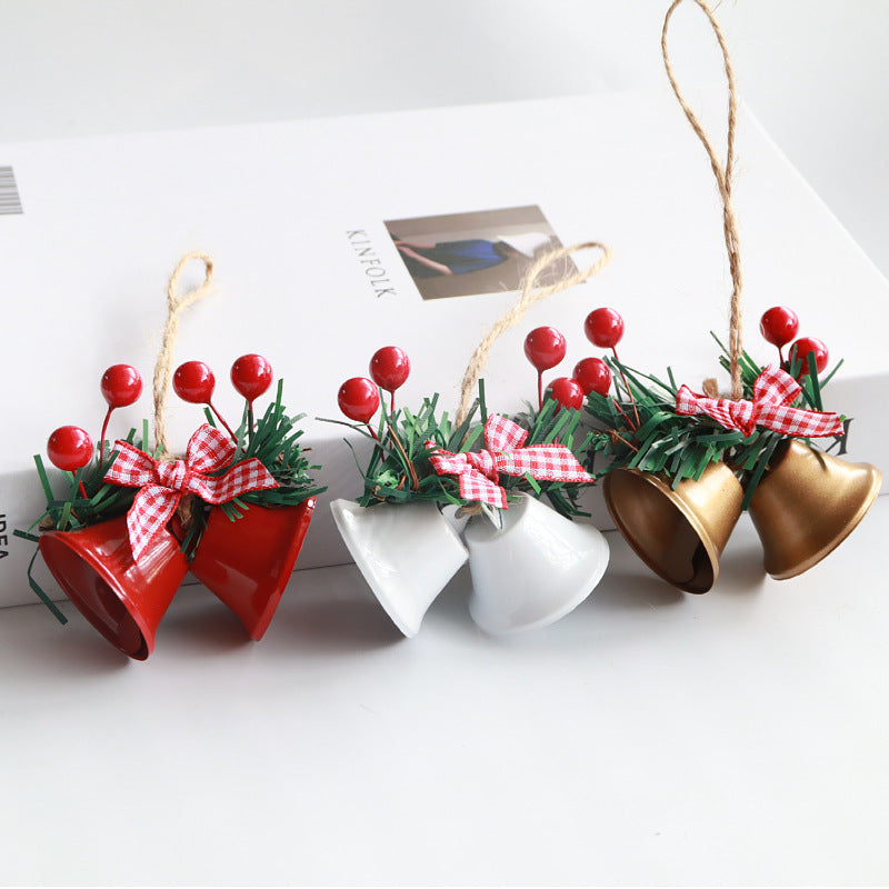 Hawthorn Bow Hemp Rope Jingling Bell Ornaments | Only Inspired Gifts ...