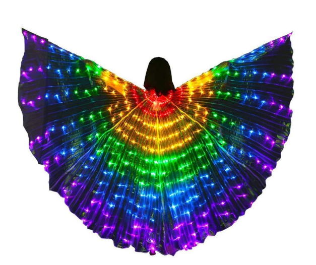 LED Butterfly Wings Dance Prop Wings Light Up | Only Inspired Gifts ...