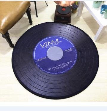 Vinyl Record Round Rugs | Only Inspired Gifts Boutique