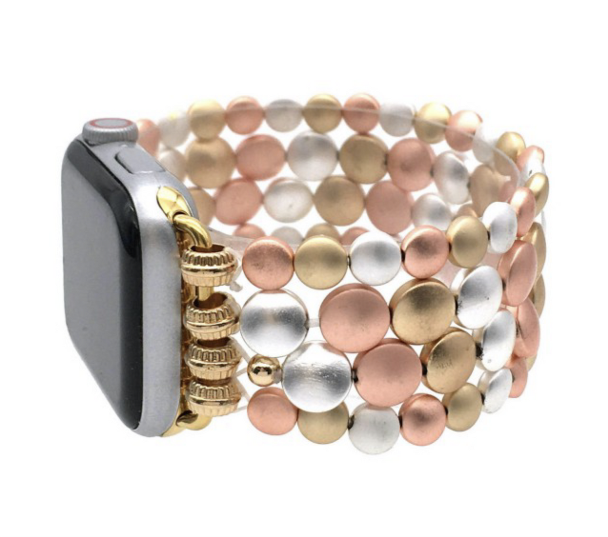 Multi-tone Beaded Smart Watch Band | Only Inspired Gifts Boutique