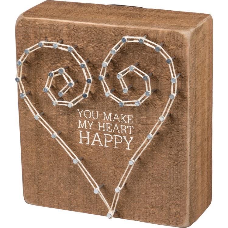 Heart Happy - String Art | Only Inspired Gifts Boutique